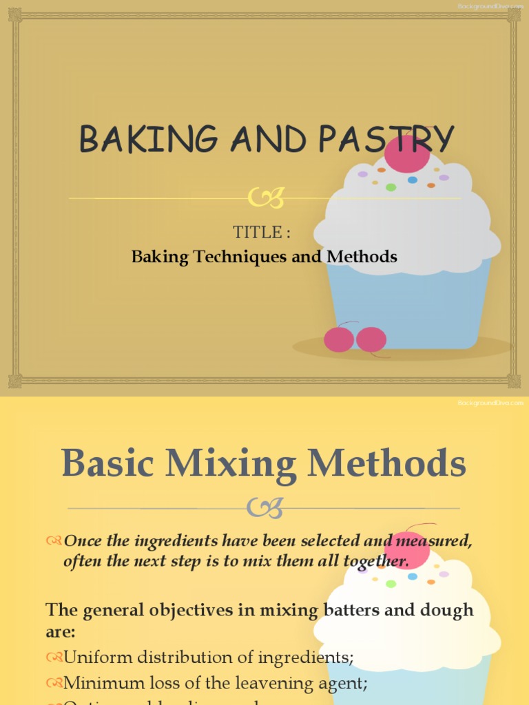 Baking Techniques Explained | PDF | Dough | Spoon