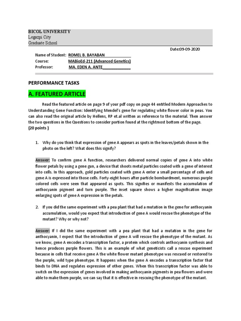 Module 3 Genetics | PDF | Dominance (Genetics) | Zygosity