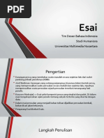 40 Contoh Esai Pendek Beragam Tema | PDF