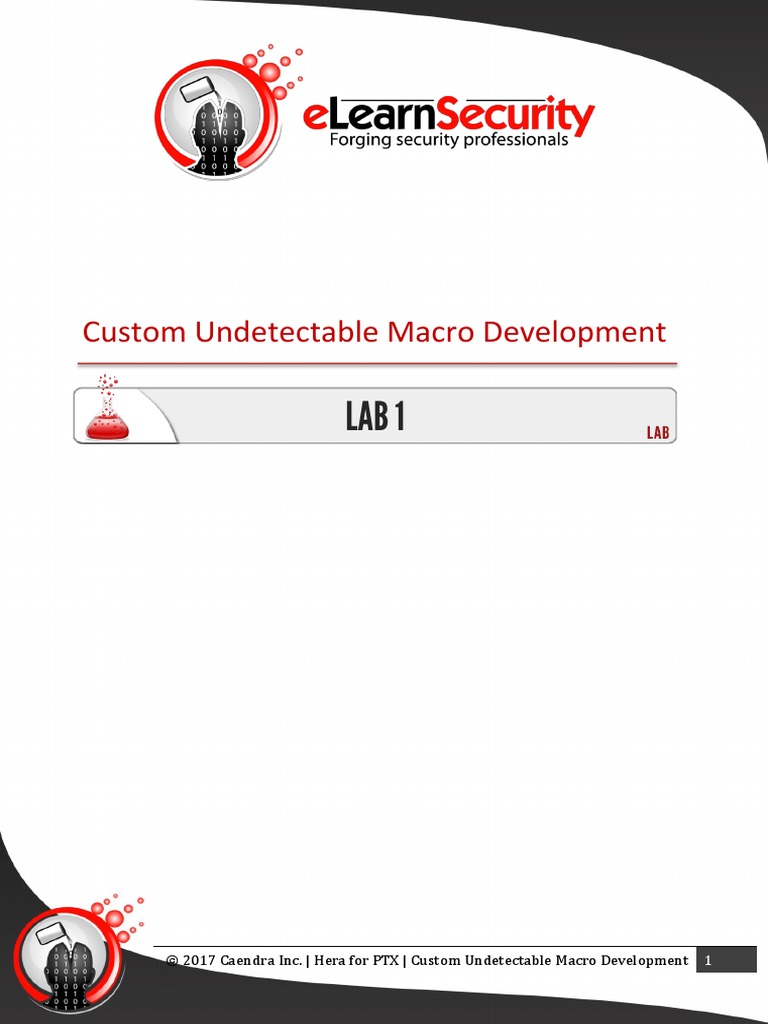 1-Custom Undetectable Macro Development | PDF | Penetration Test ...
