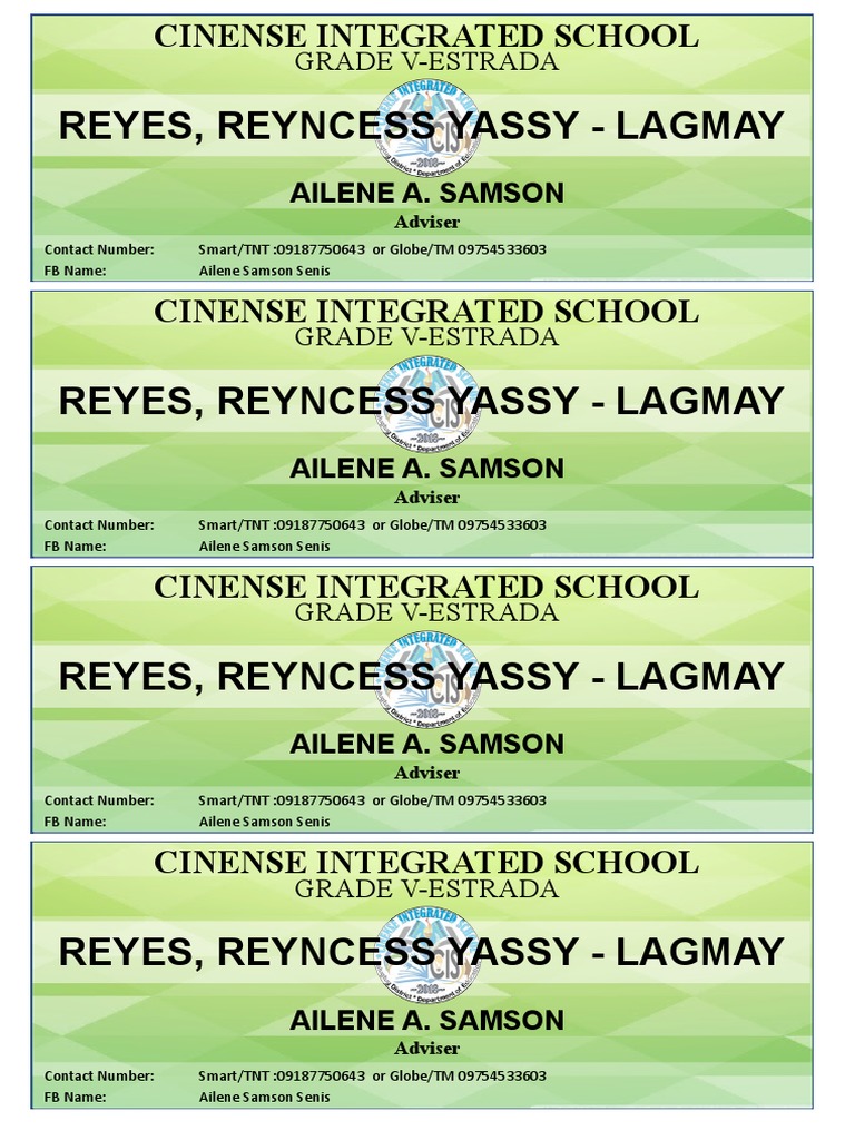 Notebook Tag Grade 5 | PDF | Nature