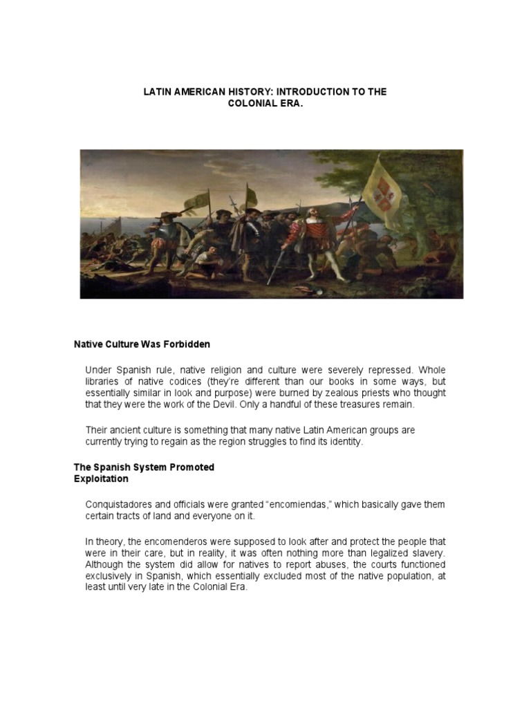 Latin American History | PDF | Culture (General) | Crime Thriller