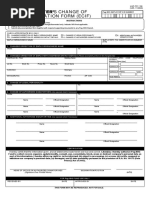 Employer'S Change of Information Form (Ecif) : HQP-PFF-106 (V05, 11/ ...