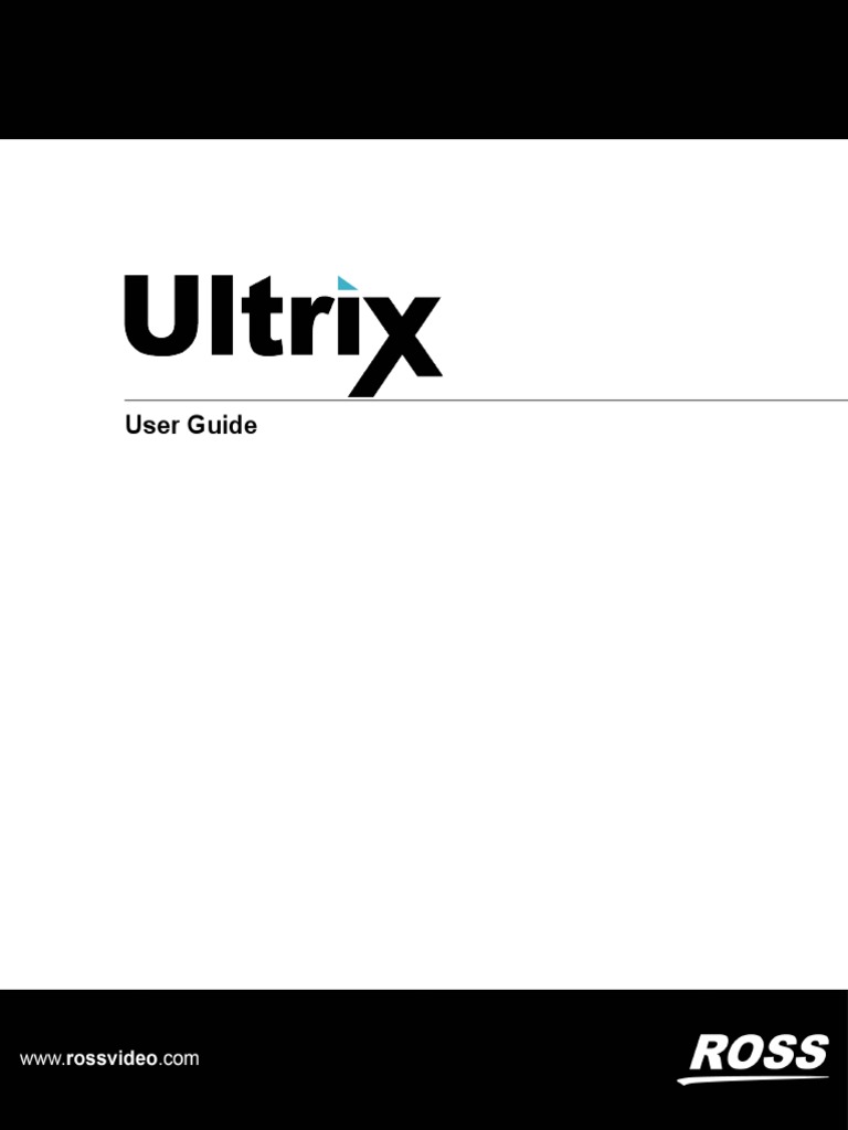 Ultrix User Guide (2101DR-004) - 2 | PDF