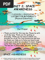 P.E Week 1 Module 1 Grade 1 | PDF | Foot | Physical Education