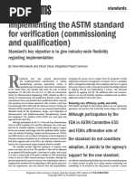 ASTM E 2500 - Watler | PDF | Verification And Validation | Quality