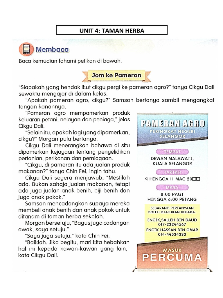 Soal Pameran Taman Herba | PDF | Teknologi & Rekayasa