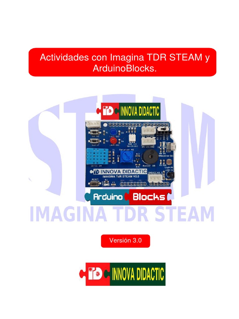 Arduino Blocks Practicas | PDF | Diodo emisor de luz | Modelo de color Rgb