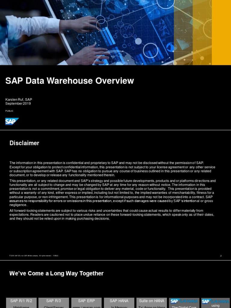 SAP Data Warehouse Overview | PDF | Data Warehouse | Cloud Computing