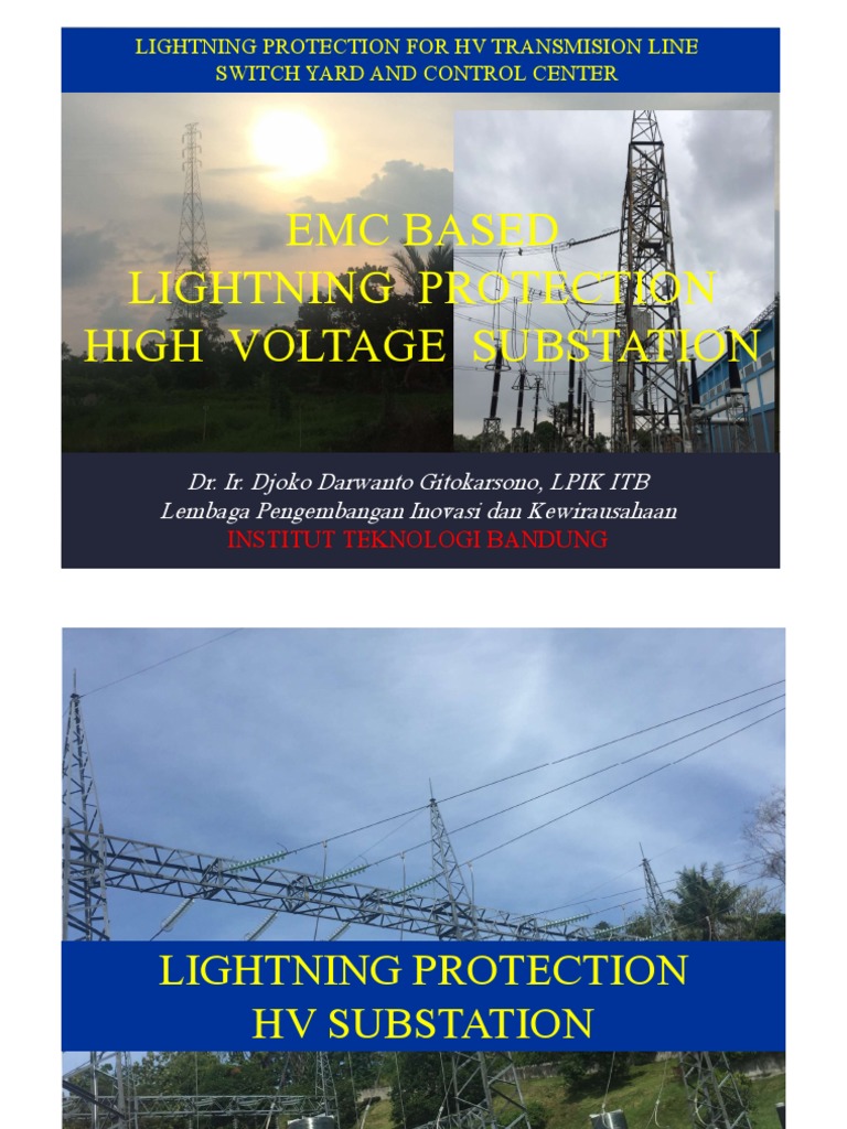 EMC Lightning Protection for HV Substations | PDF | Electrical ...