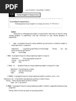 PROBLEM Solving Tagalog | PDF