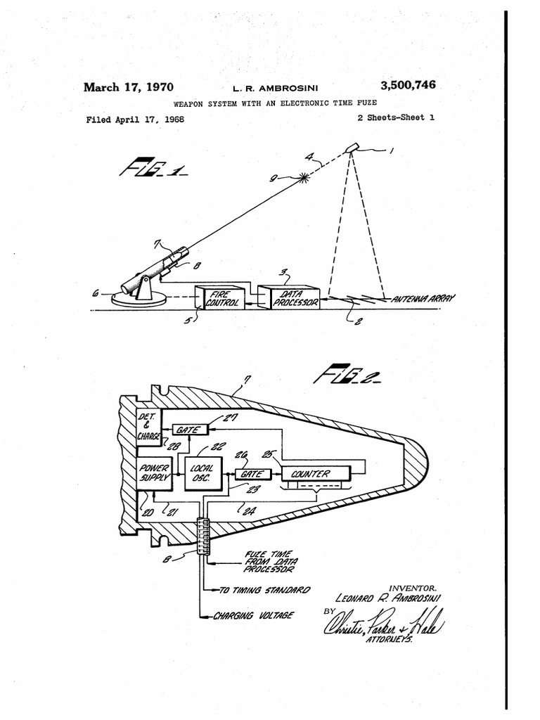 Weapon System With An Electronic Time Fuze | PDF | Fuze | Capacitor