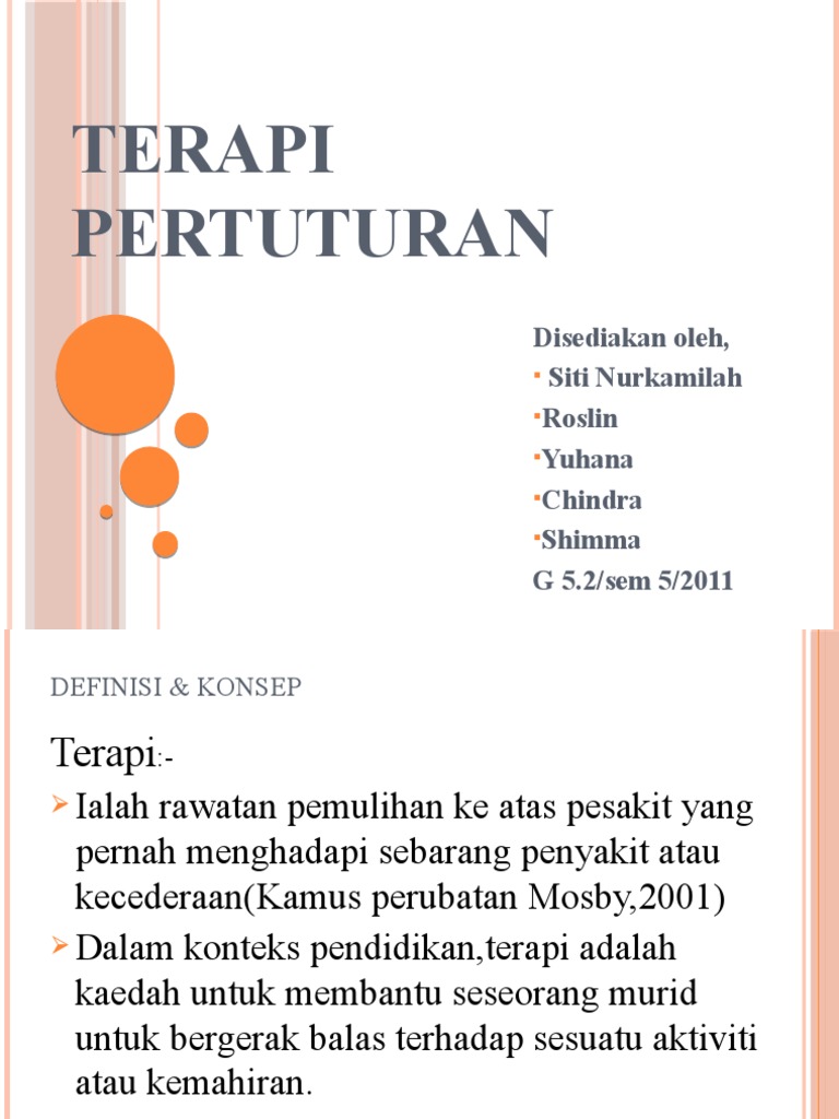 Terapi Pertuturan | PDF