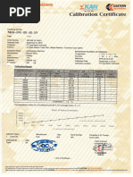 Sertifikat Kalibrasi Elcometer | PDF | Calibration | Reference Works