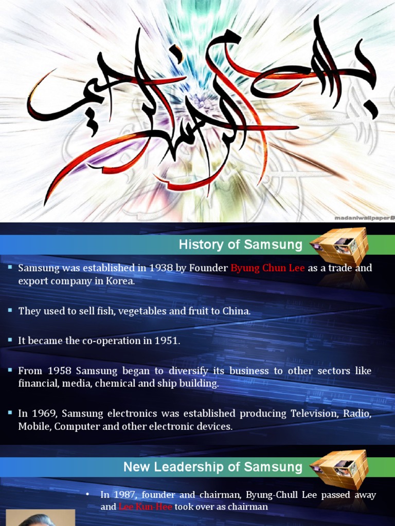 Evolution of Samsung: From Trade to Tech | PDF | Samsung Electronics ...
