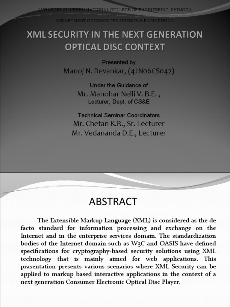 Applying XML Security to Provide End-to-End Protection for Interactive ...