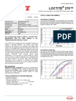 LOCTITE 243 Technical Data Sheet | PDF | Nut (Hardware) | Viscosity