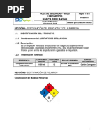 Hoja de Seguridad (Limpia Pisos) | PDF | Agua | Residuos