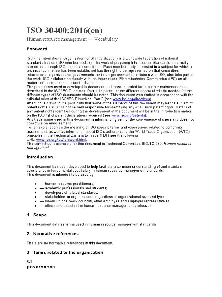 Iso 30400-2016 | PDF | International Organization For Standardization ...