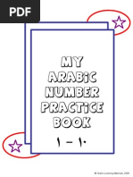 Arabic Math Ordering Numbers Exercises | PDF