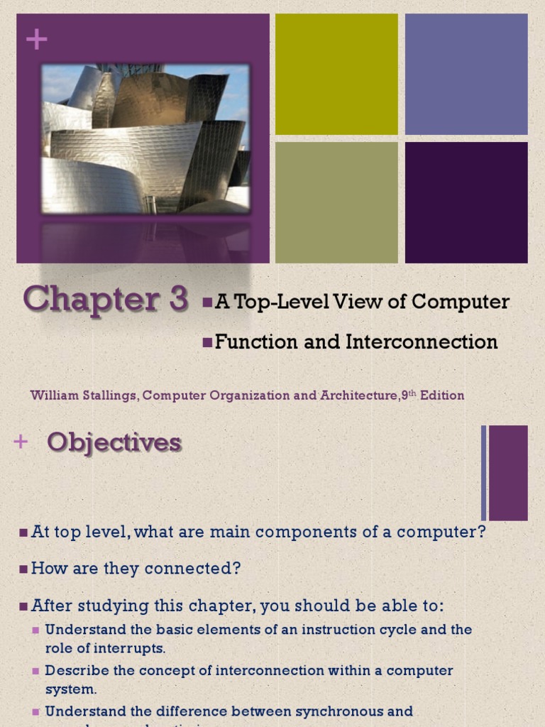 Chapter 3 A Top Level View Of Computer Function And Interconnection Pdf Input Output