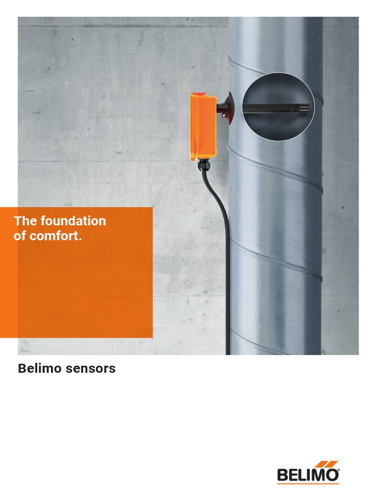 The Foundation of Comfort.: Belimo Sensors | PDF | Humidity | Flow ...