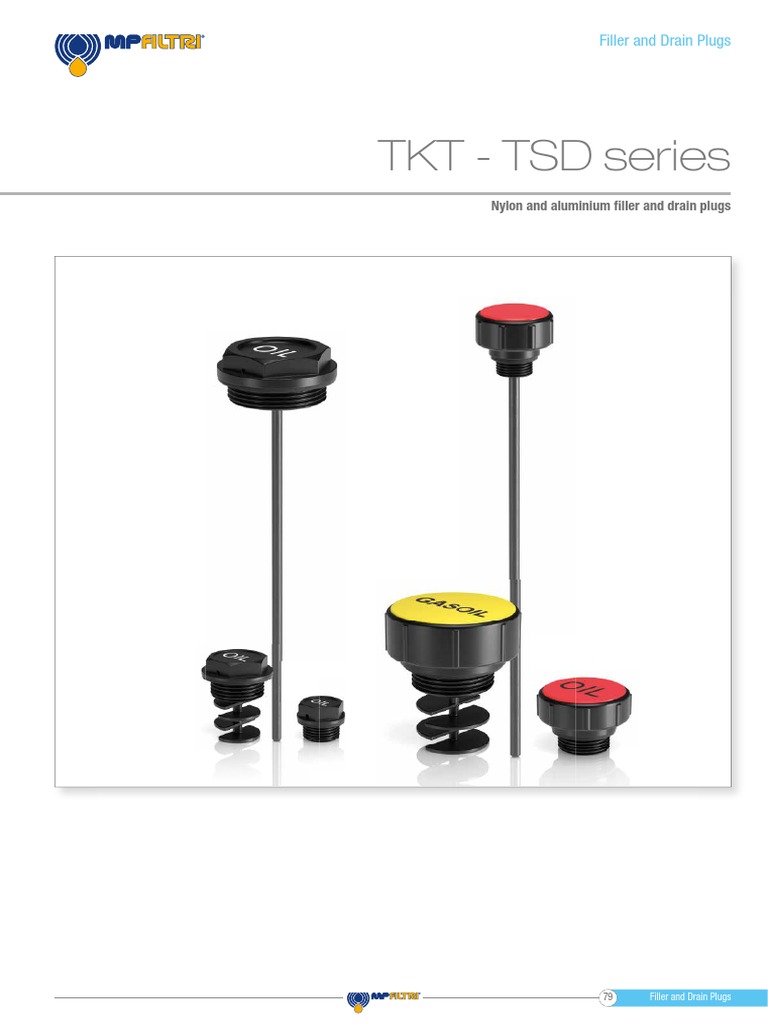 TKT - TSD Series: Filler and Drain Plugs | PDF | Tanks | Building Materials
