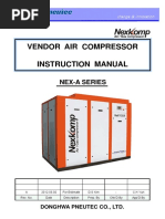 Screw Air Compressor Manual | PDF | Valve | Belt (Mechanical)