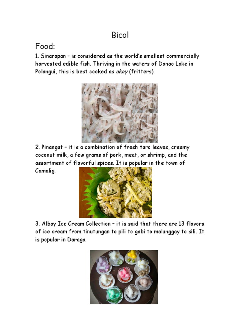 Albay | PDF | Foods | Cuisine