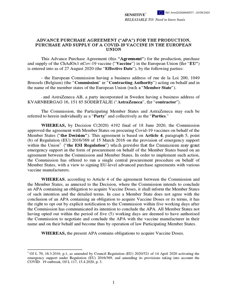 APA AstraZeneca PDF | PDF | Astra Zeneca | European Union