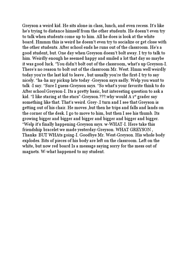 Greyson The Ghost Final | PDF