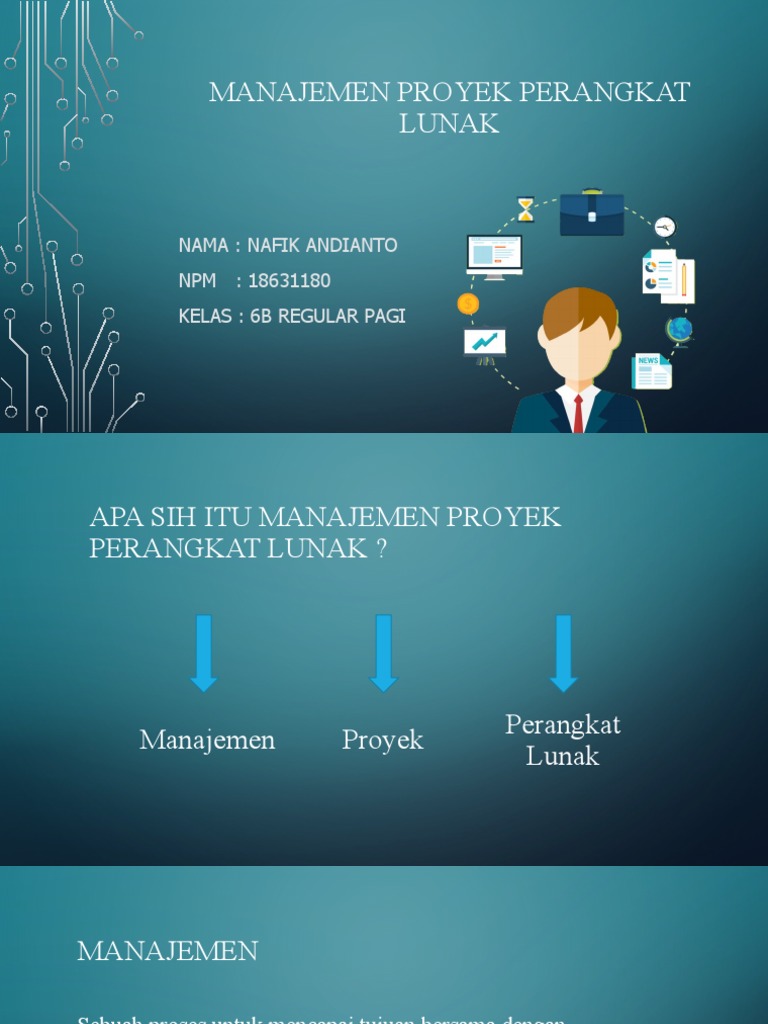 Manajemen Proyek Perangkat Lunak | PDF