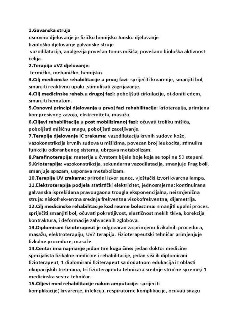 Rehabilitacija | PDF