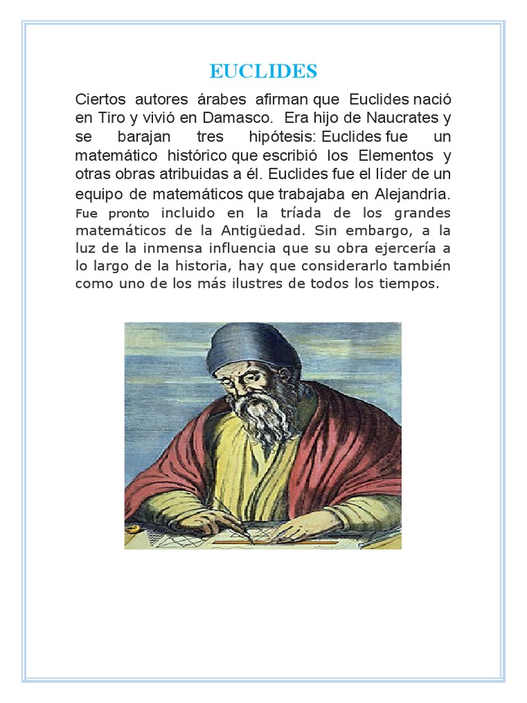EUCLIDES | PDF | Historia