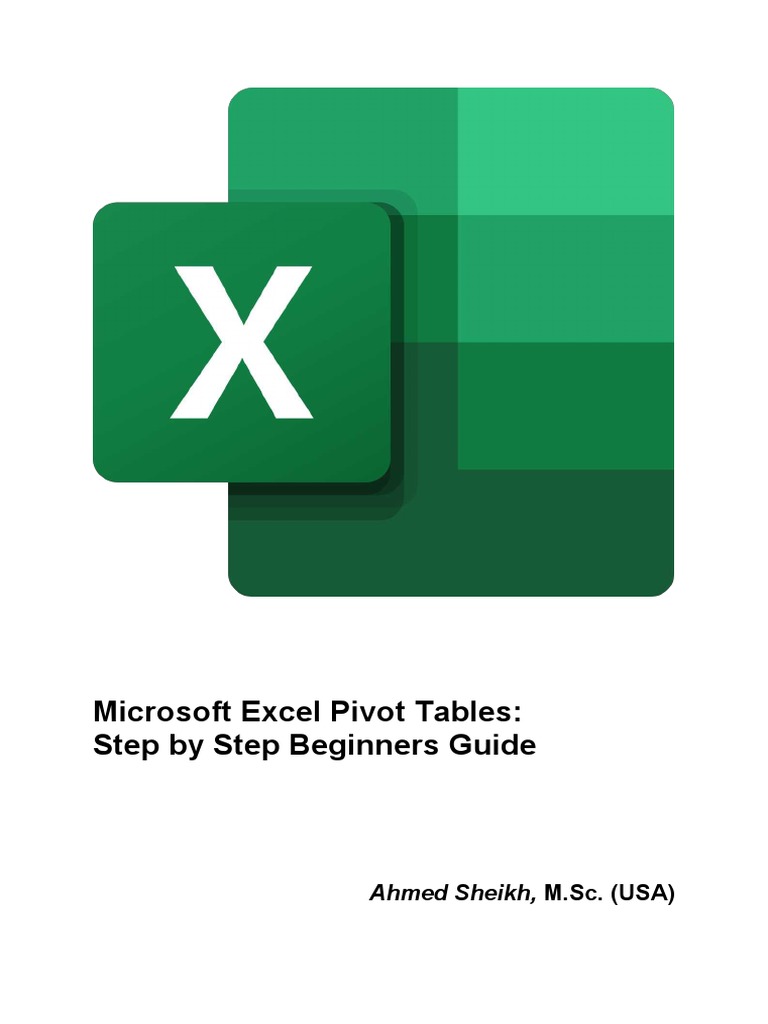 Excel Pivot Table Beginner's Guide | PDF