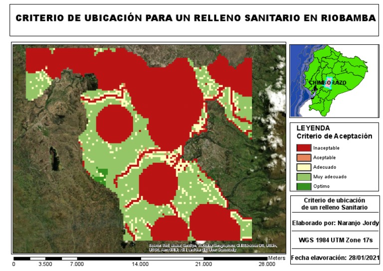 Mapa de Ubicación para Relleno Sanitario | PDF