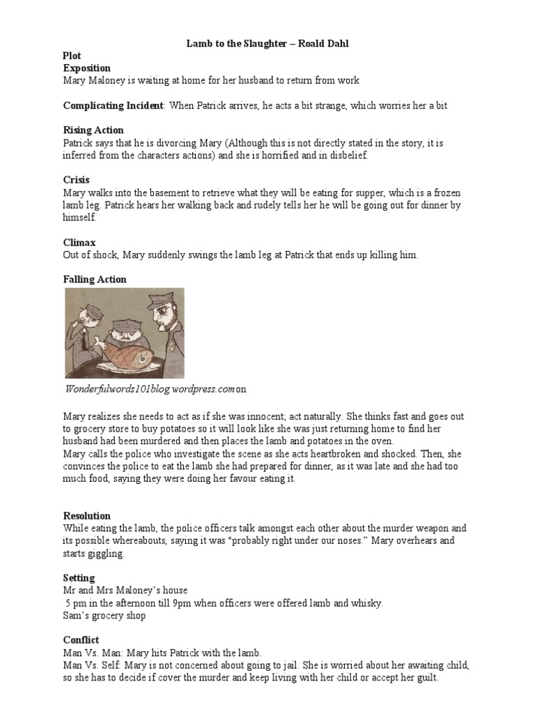 Lamb To The Slaughter - Roald Dahl | PDF | Foods