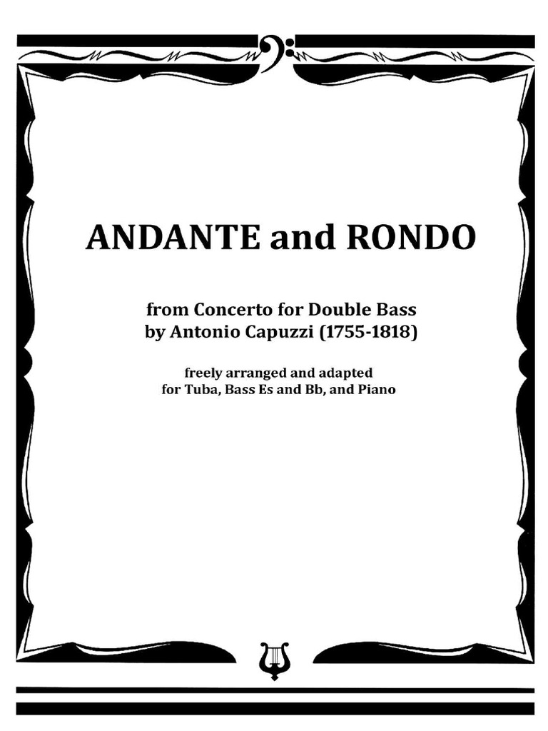Capuzzi A. - Andante and Rondo | PDF