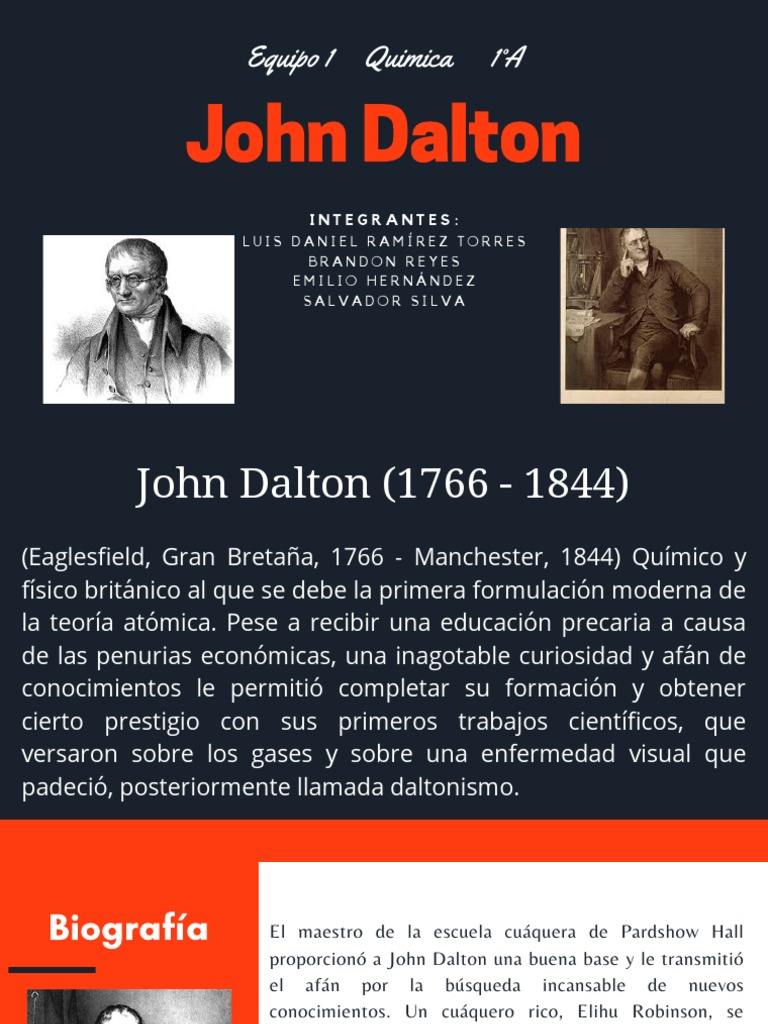 John Dalton | PDF | Química | Science