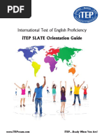 iTEP PREPARATION | PDF | Multiple Choice | English Language