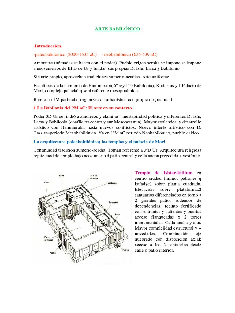 Arte Babilónico | PDF | Babilonia | Hammurabi