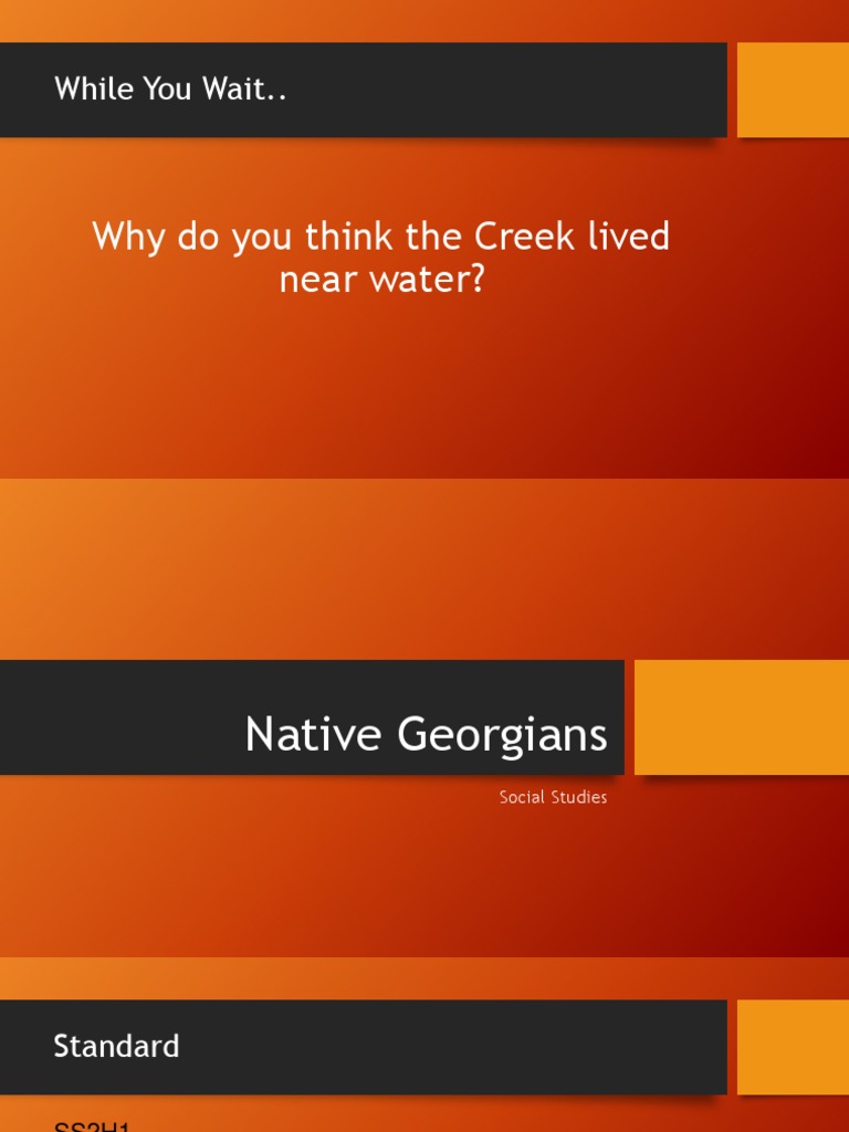 Creek and Cherokee | PDF | Cherokee | Muscogee