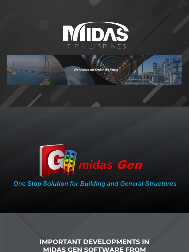 Important Developments in Midas Gen Software From 2016-2021 For ...