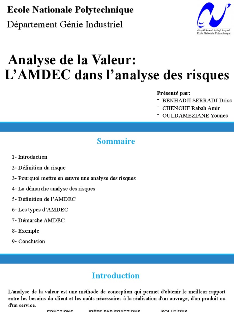 Présentation AMDEC | PDF | Business | Science