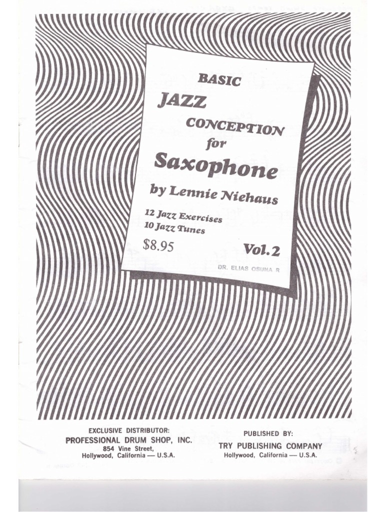 BASIC JAZZ CONCEPTION - Lennie Niehaus Exercises | PDF