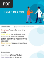 Standardized Emergency Color Codes | PDF | Emergency | Dangerous Goods