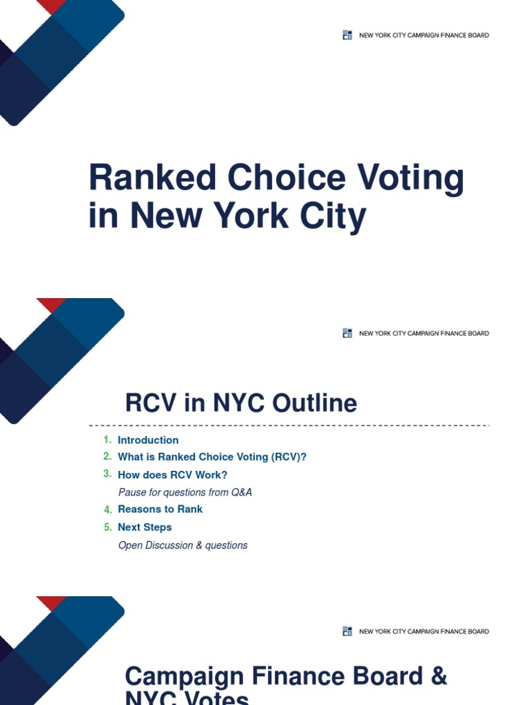 Ranked-Choice Voting Training | PDF | Two Round System | Voting