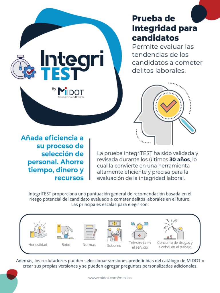 Flyer IntegriTEST | PDF | Prueba / examen | Science