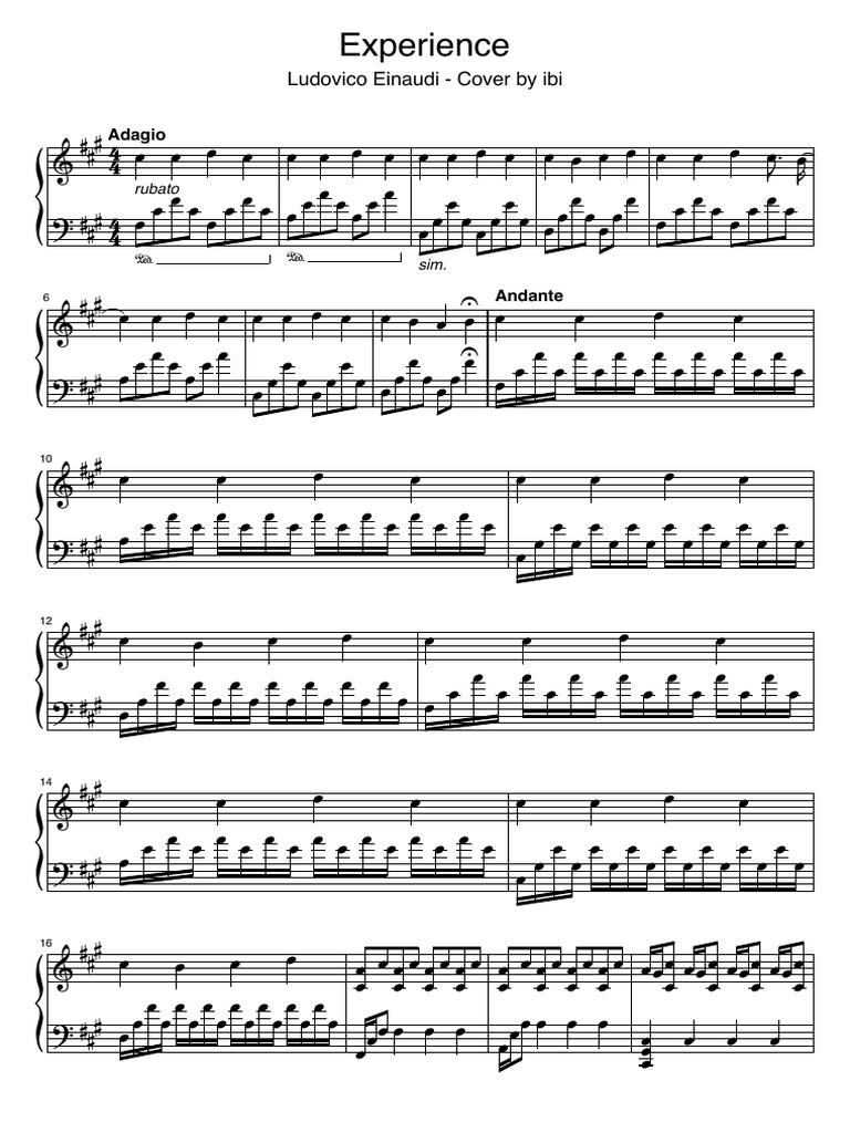 Experience Piano Solo | PDF