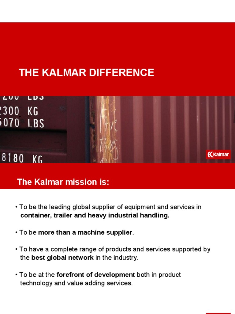 Kalmar Official Presentation - 060719 2 | PDF | Transport | Shipping ...